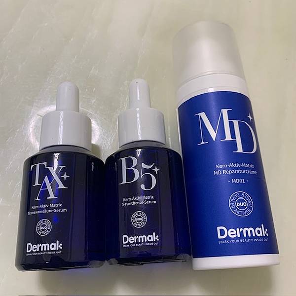 【臉部保養】Dermak KAM潤白傳明酸精華、KAM活力B5保濕精華、KAM高效修護乳，高補水穩定保養品 - wenjie部落格 - FashionGuide 華人時尚專業評鑑