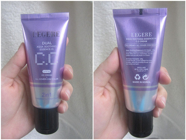 [FG試用] L'EGERE水透亮CC霜-雙效遮瑕組(SPF50)~CP值超高的好東西!!! - LESLEY in FG部落格 - FashionGuide 華人時尚專業評鑑